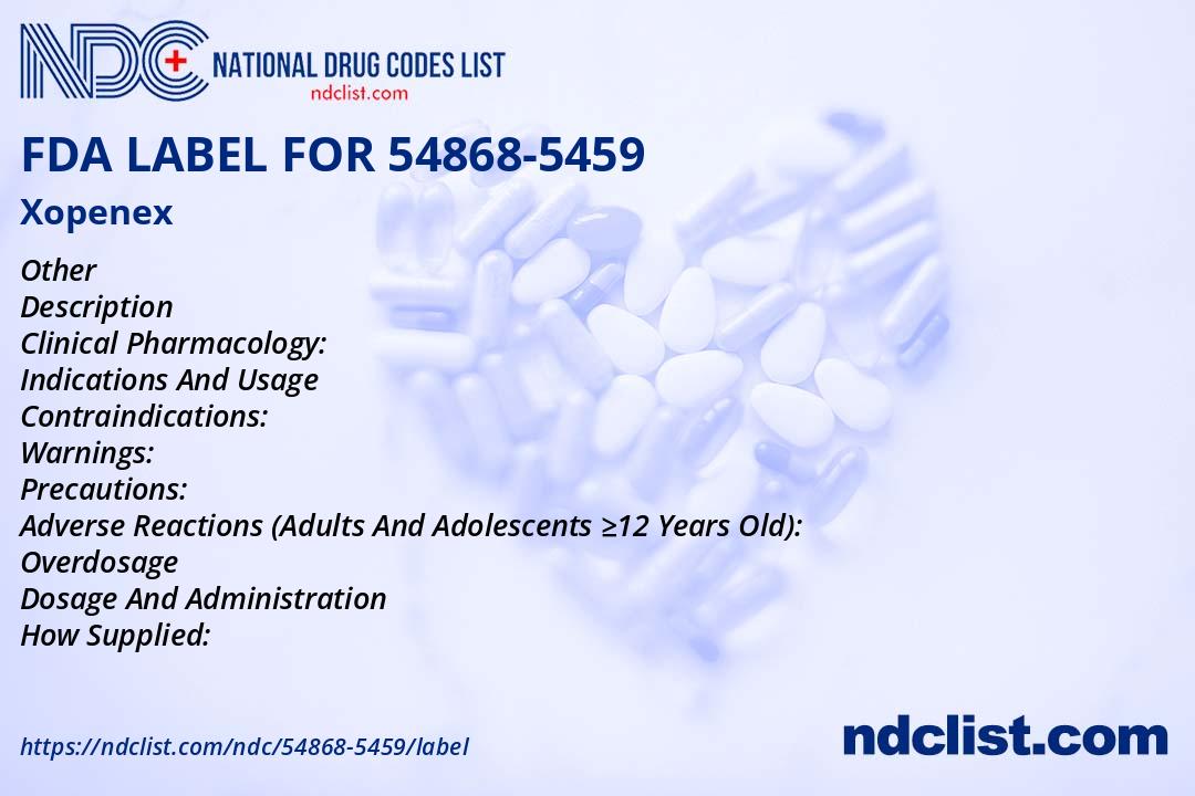 FDA Label for Xopenex - Indications, Usage & Precautions