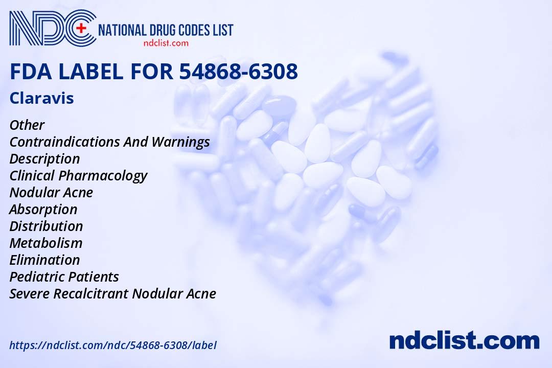 FDA Label for Claravis - Indications, Usage & Precautions