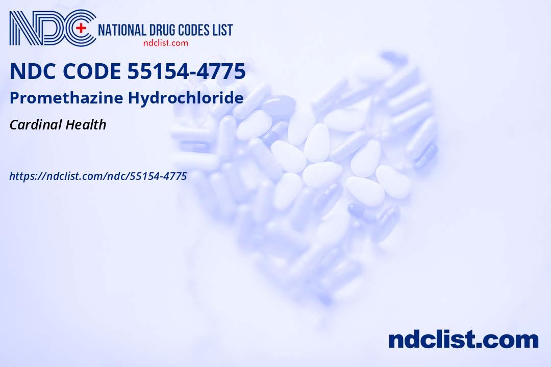 NDC 55154-4775 Promethazine Hydrochloride