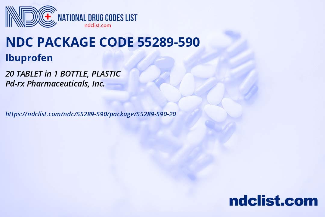 NDC Package 55289-590-20 Ibuprofen