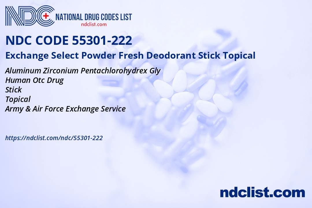 Exchange Select Powder Fresh Deodorant Stick - NDC 55301-222