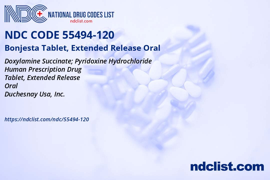 Bonjesta Tablet, Extended Release- NDC55494-120