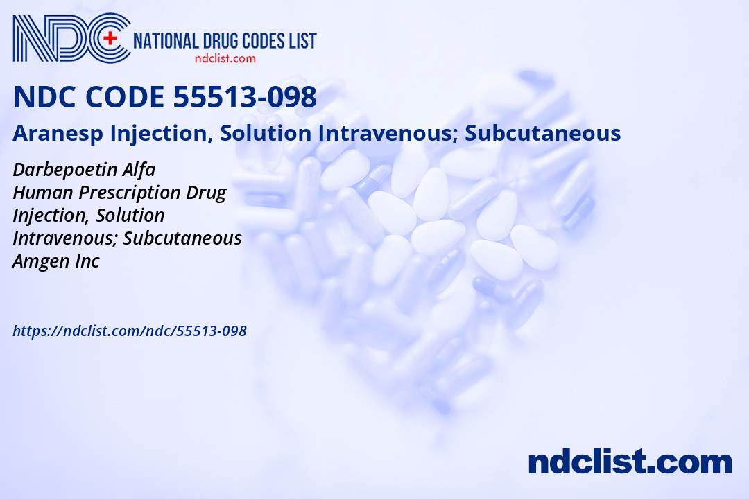 Aranesp Injection, Solution- NDC55513-098