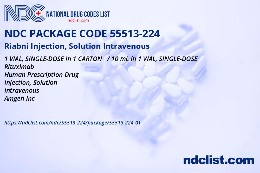 Riabni Injection, Solution- NDC55513-224-01