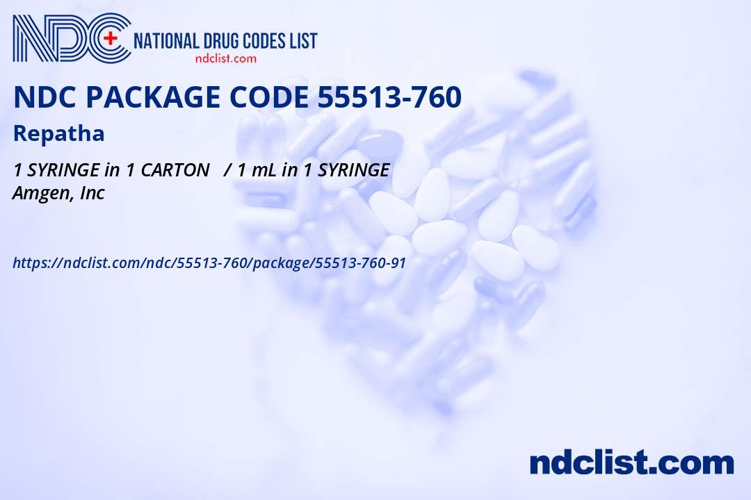 Repatha NDC Package 55513-760-91
