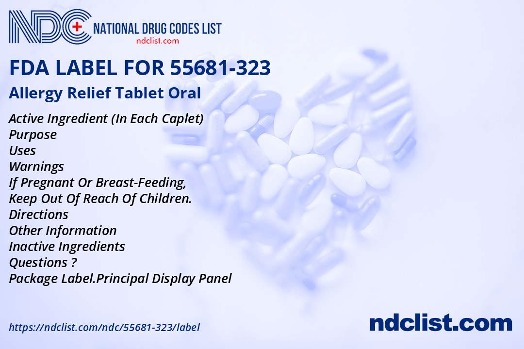 FDA Label for Allergy Relief Tablet Oral - Indications, Usage & Precautions