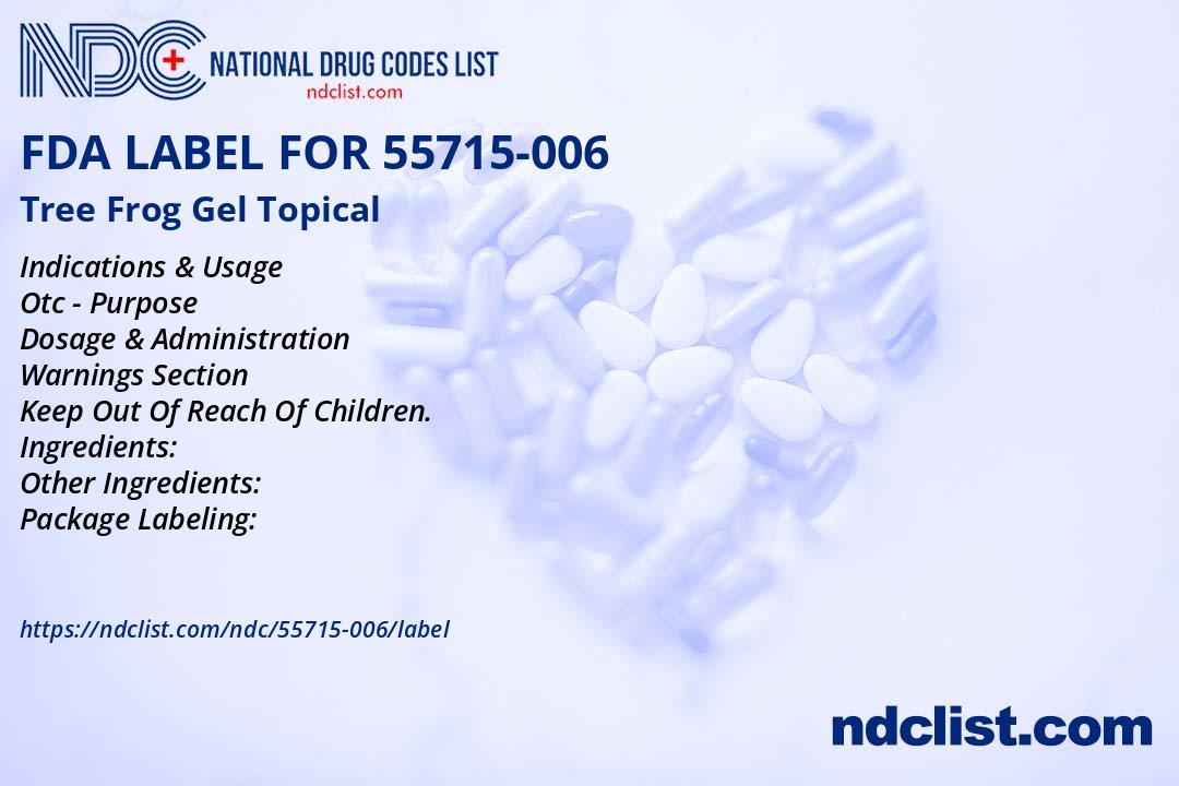 Tree Frog Gel- FDA Label NDC55715-006