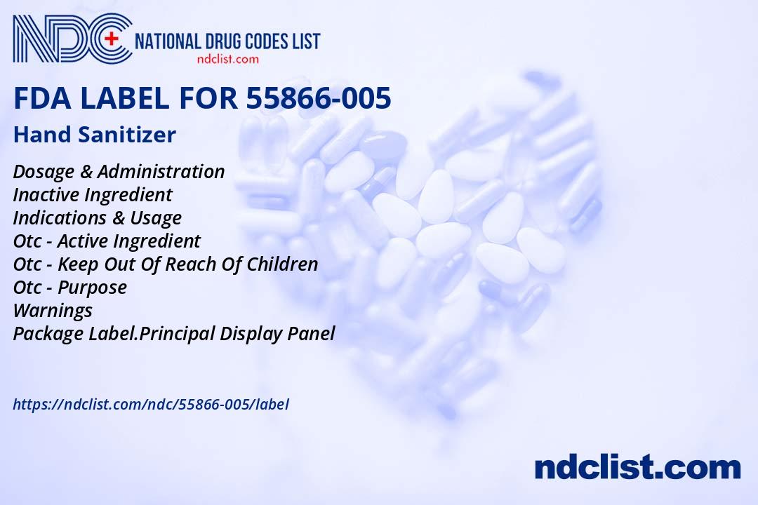FDA Label for Hand Sanitizer - Indications, Usage & Precautions