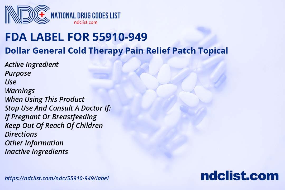 Dollar General Cold Therapy Pa FDA Label - NDC 55910-949