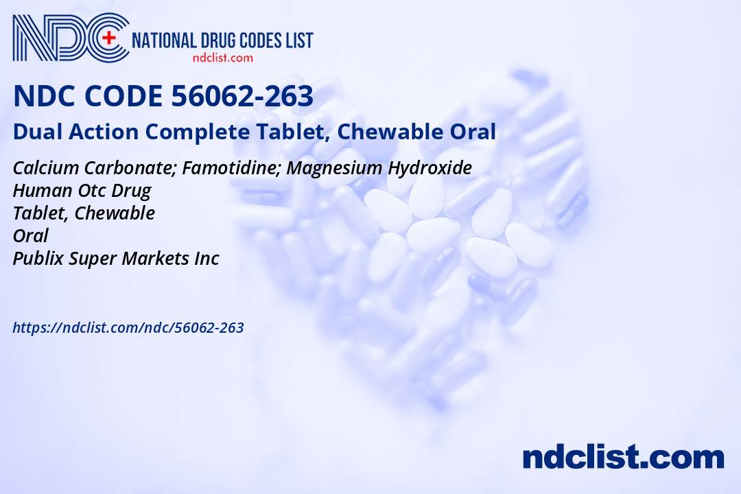 Dual Action Complete Tablet, Chewable NDC 56062-263