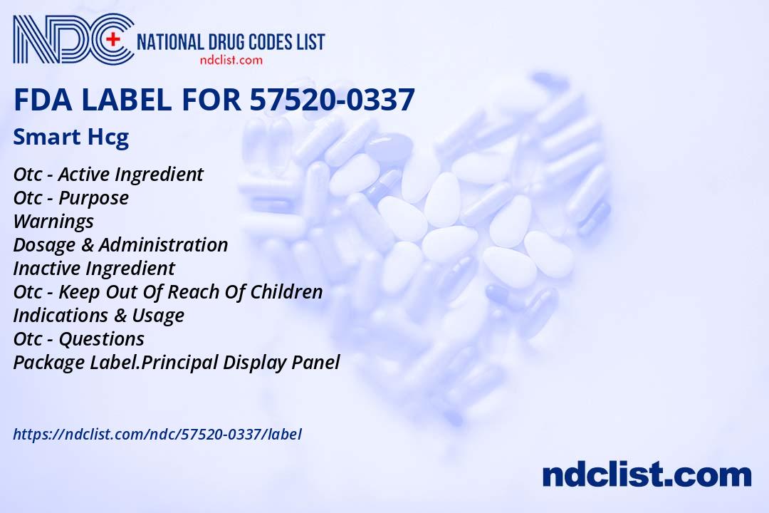 FDA Label for Smart Hcg - Indications, Usage & Precautions