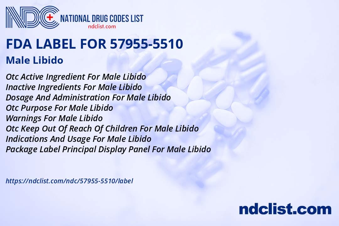 FDA Label for Male Libido - Indications, Usage & Precautions