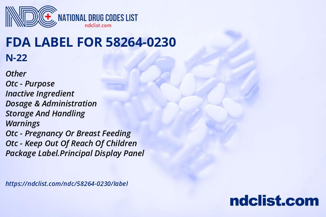 FDA Label for N-22 - Indications, Usage & Precautions