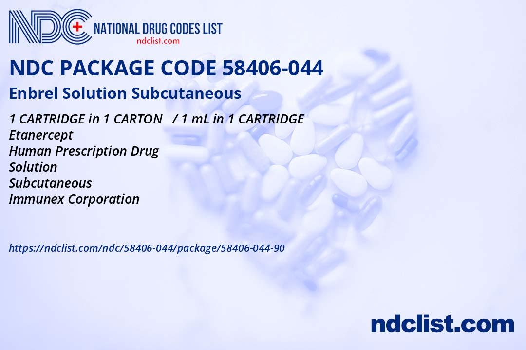 Enbrel Solution NDC Package 58406-044-90