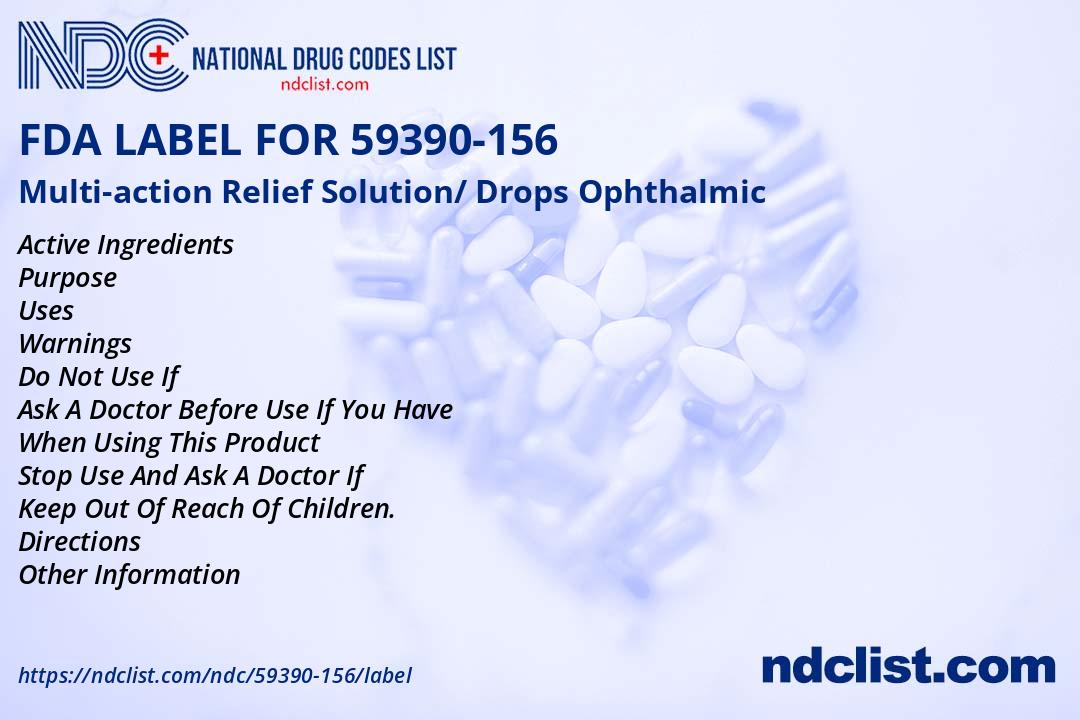 FDA Label for Multi-action Relief Solution/ Drops Ophthalmic ...