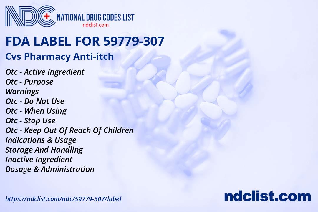 Cvs Pharmacy Anti-itch- FDA Label NDC59779-307