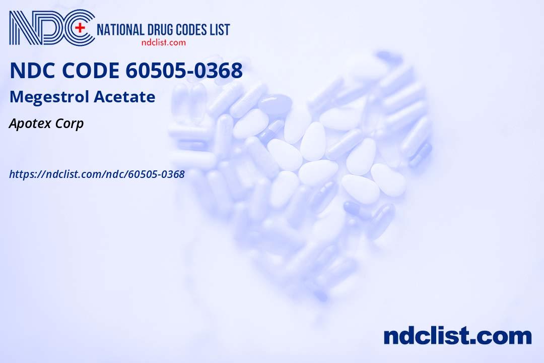 NDC 60505-0368 Megestrol Acetate