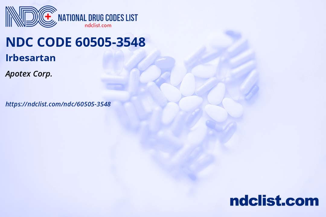 NDC 60505-3548 Irbesartan