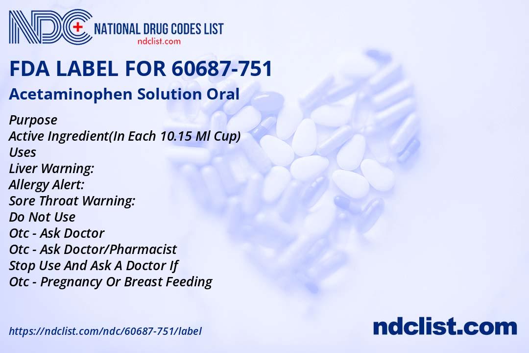 FDA Label for Acetaminophen Solution Oral - Indications, Usage ...
