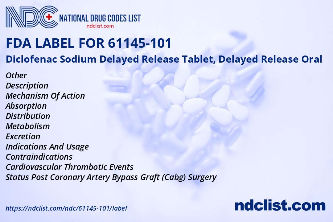 FDA Label for Diclofenac Sodium Delayed Release Tablet, Delayed Release ...