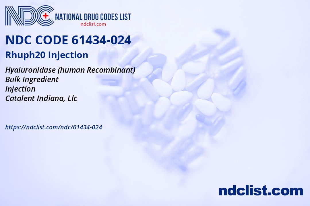 NDC 61434-024 Rhuph20 Injection