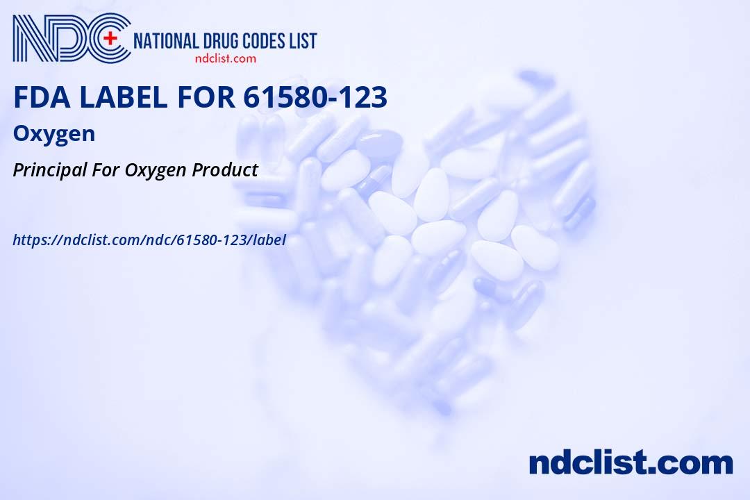 FDA Label for Oxygen - Indications, Usage & Precautions