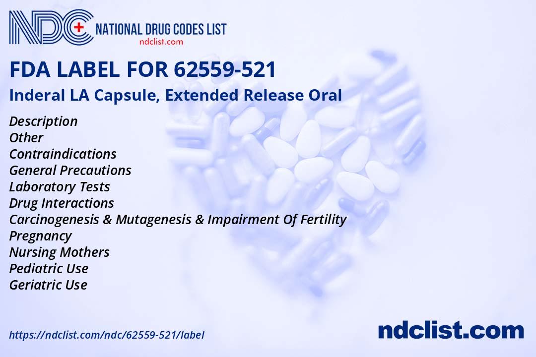 FDA Label for Inderal LA Capsule, Extended Release Oral - Indications ...