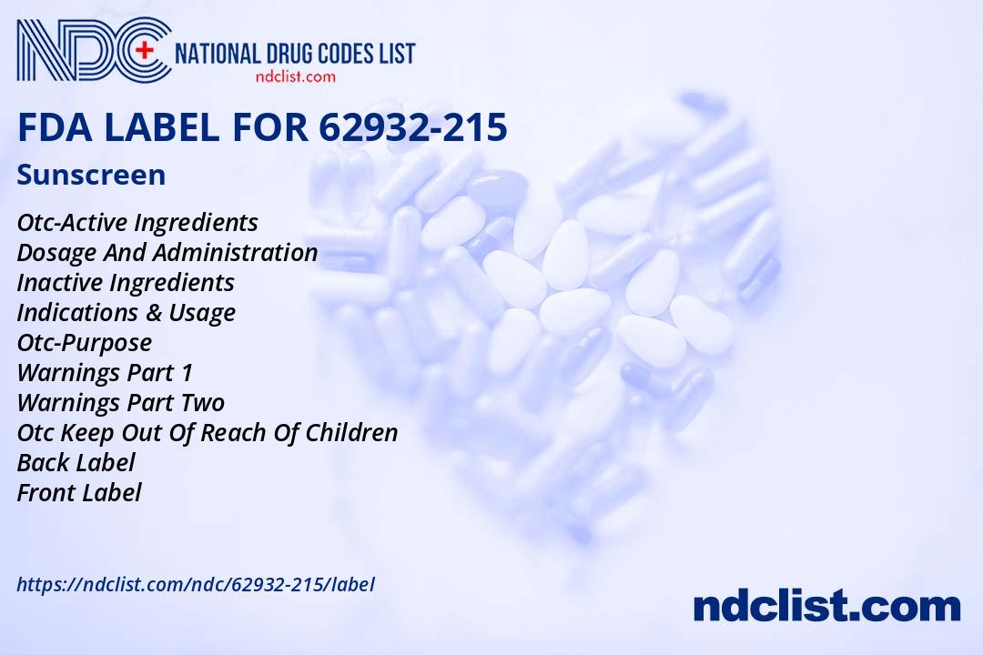 FDA Label for Sunscreen - Indications, Usage & Precautions
