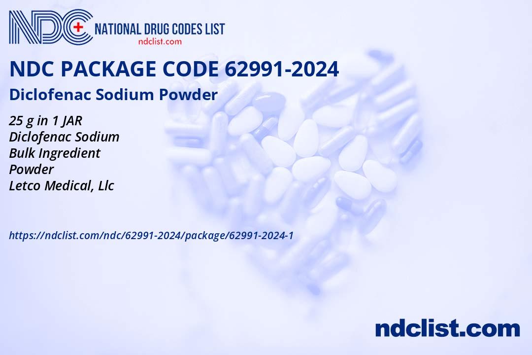 Diclofenac Sodium Powder- NDC62991-2024-1