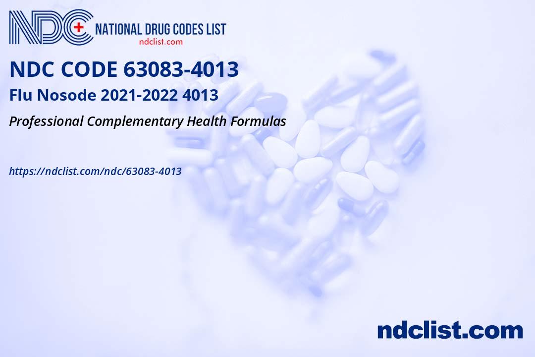 NDC 63083-4013 Flu Nosode 2021-2022 4013 Liquid Oral