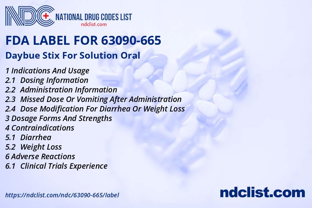 Daybue Stix For Solution FDA Label - NDC 63090-665