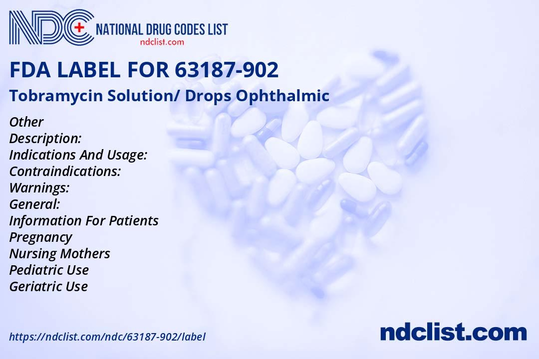 FDA Label for Tobramycin Solution/ Drops Ophthalmic - Indications ...