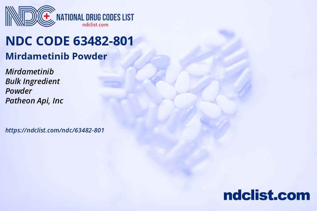 NDC 63482-801 Mirdametinib Powder