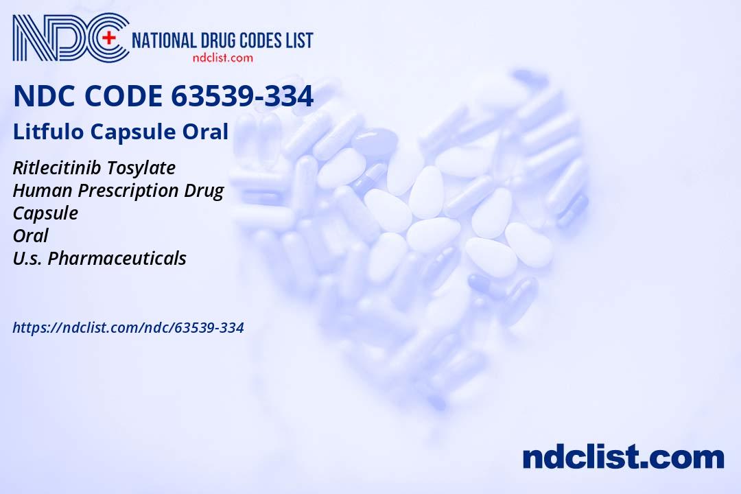 Litfulo Capsule- NDC63539-334