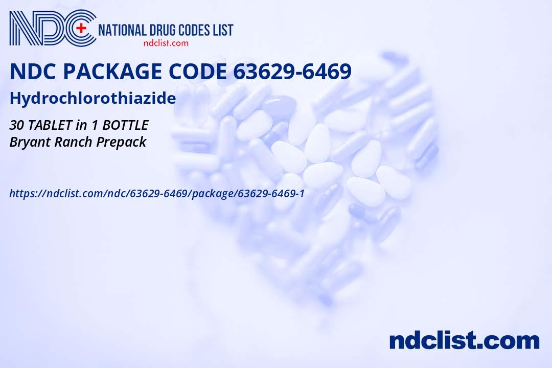 NDC Package 63629-6469-1 Hydrochlorothiazide