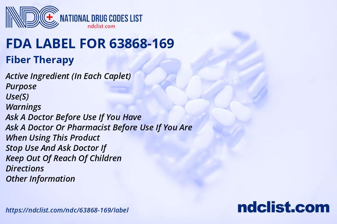 FDA Label for Fiber Therapy - Indications, Usage & Precautions