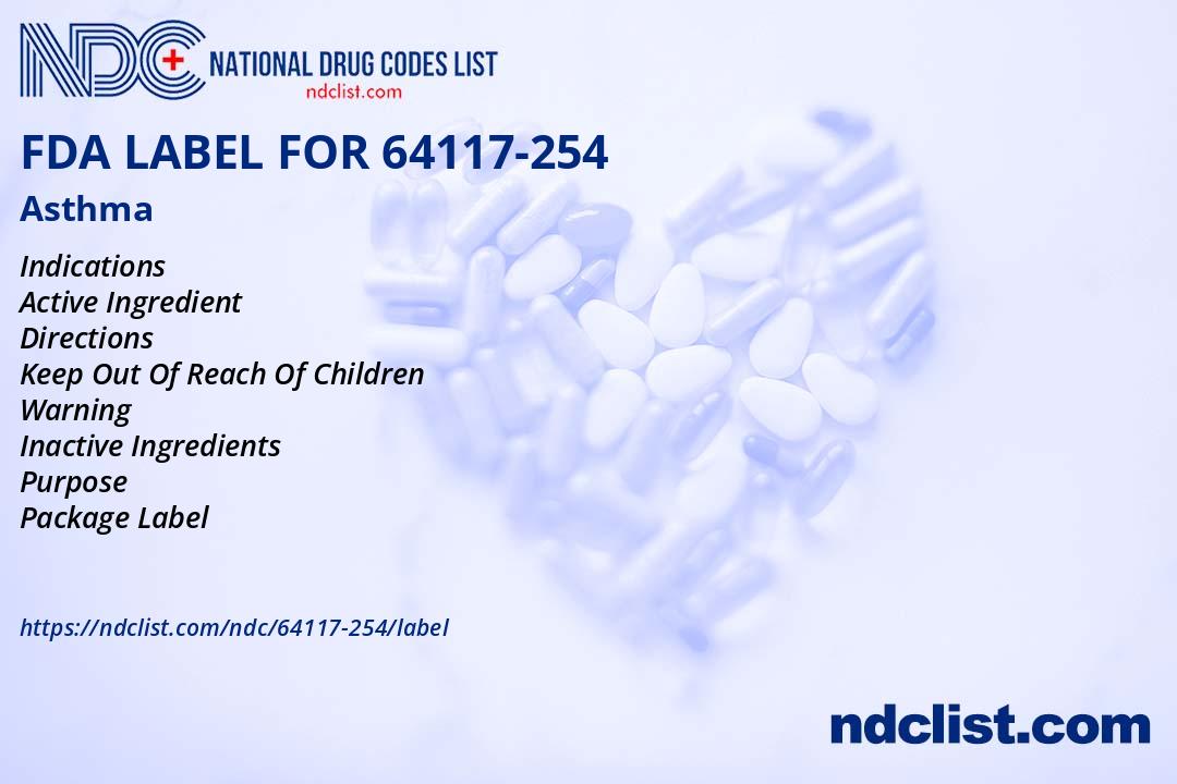 FDA Label for Asthma - Indications, Usage & Precautions
