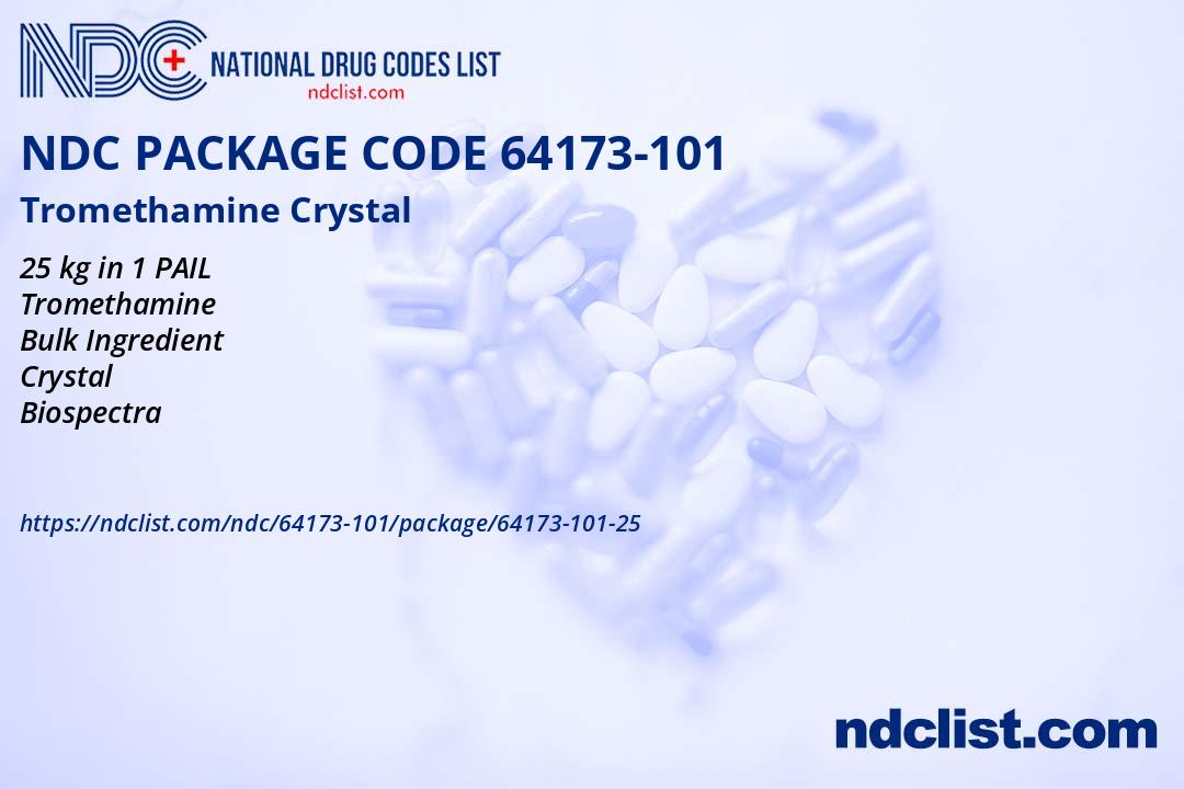 Tromethamine Crystal- NDC64173-101-25