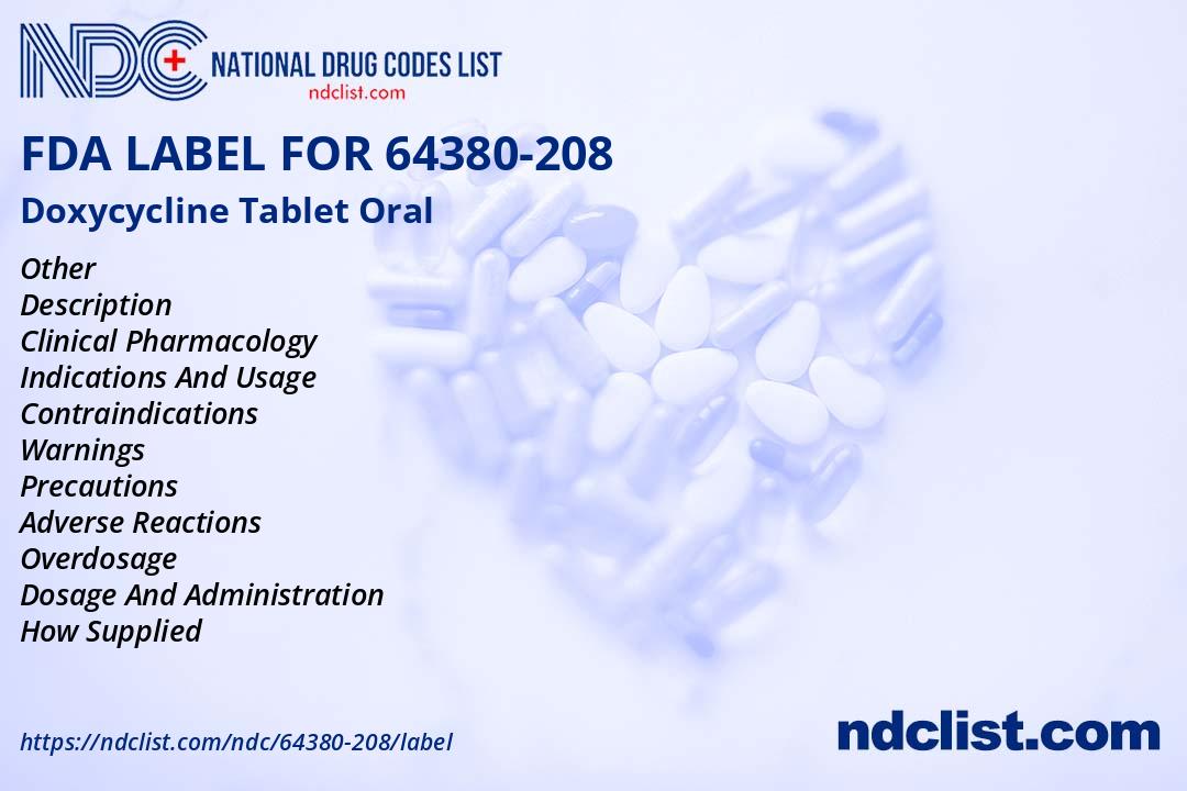 FDA Label for Doxycycline Tablet Oral - Indications, Usage & Precautions