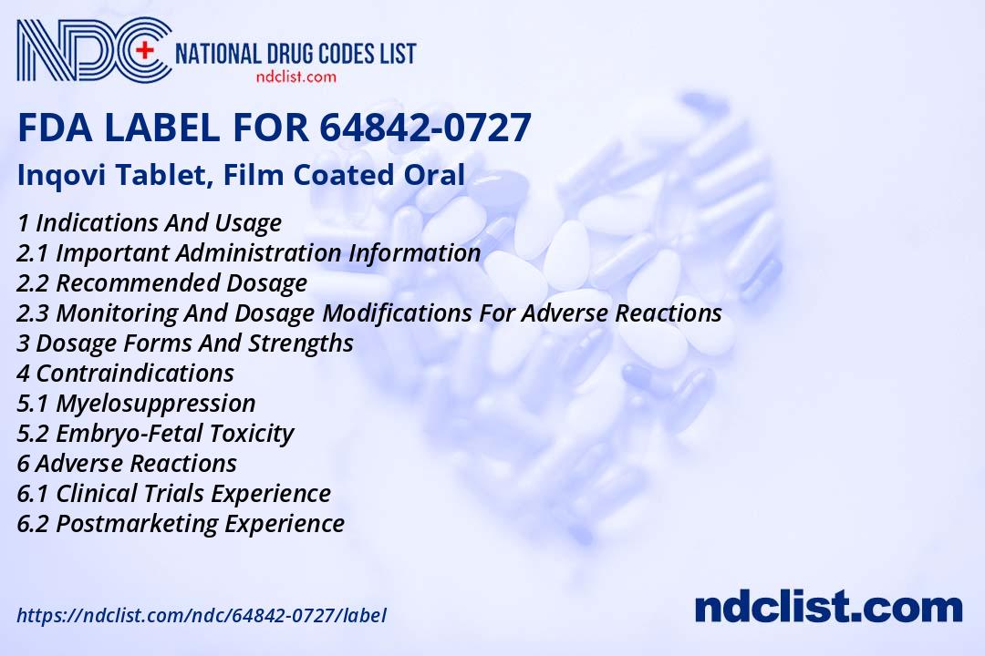 FDA Label for Inqovi Tablet, Film Coated Oral - Indications, Usage ...