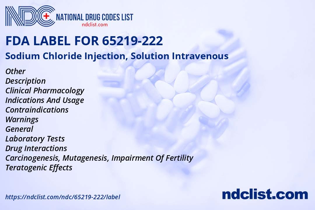 FDA Label for Sodium Chloride Injection, Solution Intravenous ...