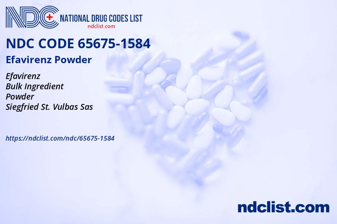 Efavirenz Powder- NDC65675-1584
