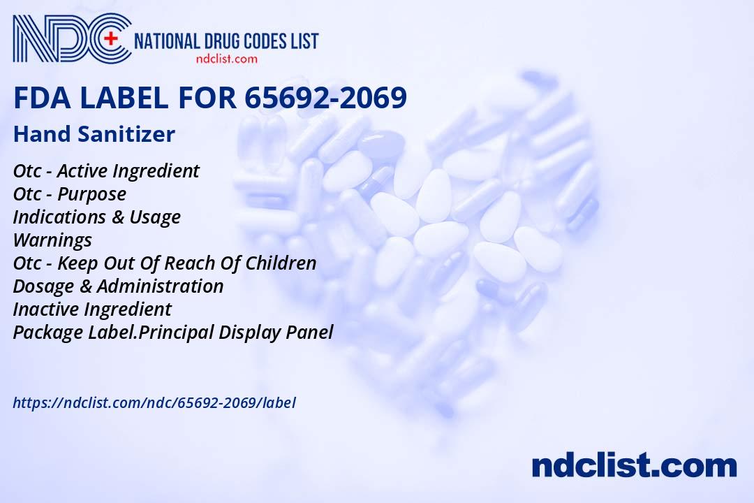 FDA Label for Hand Sanitizer - Indications, Usage & Precautions