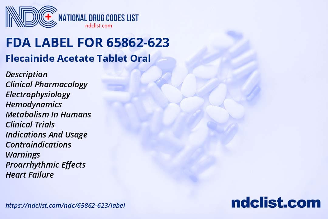 FDA Label for Flecainide Acetate Tablet Oral - Indications, Usage ...