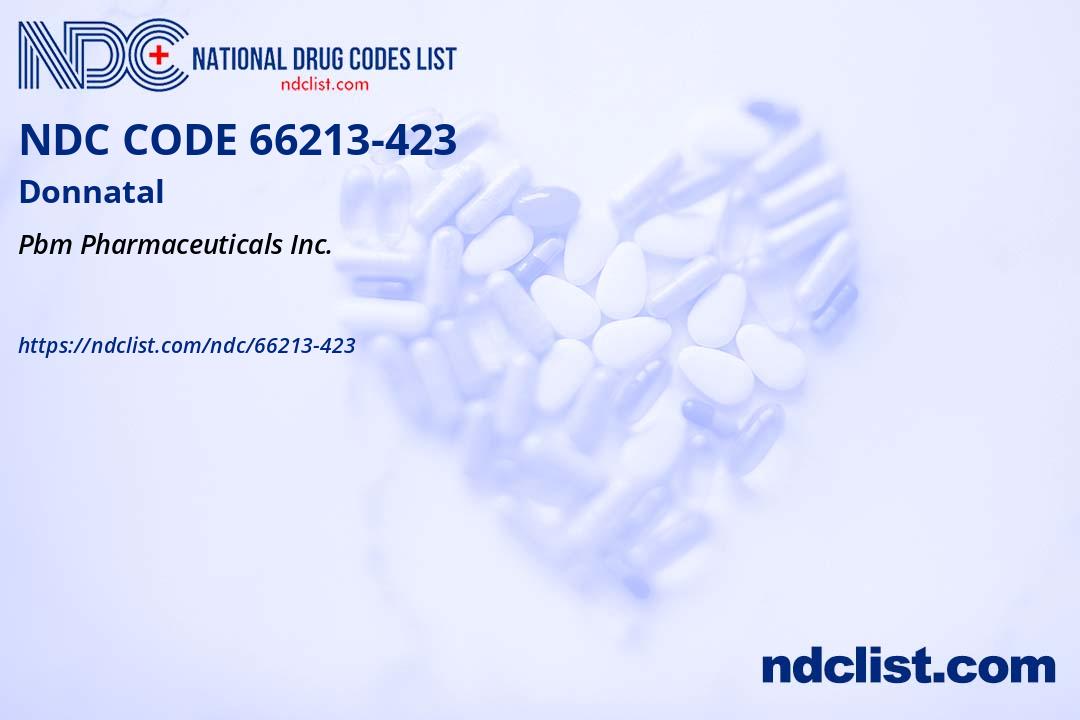 Donnatal- NDC66213-423