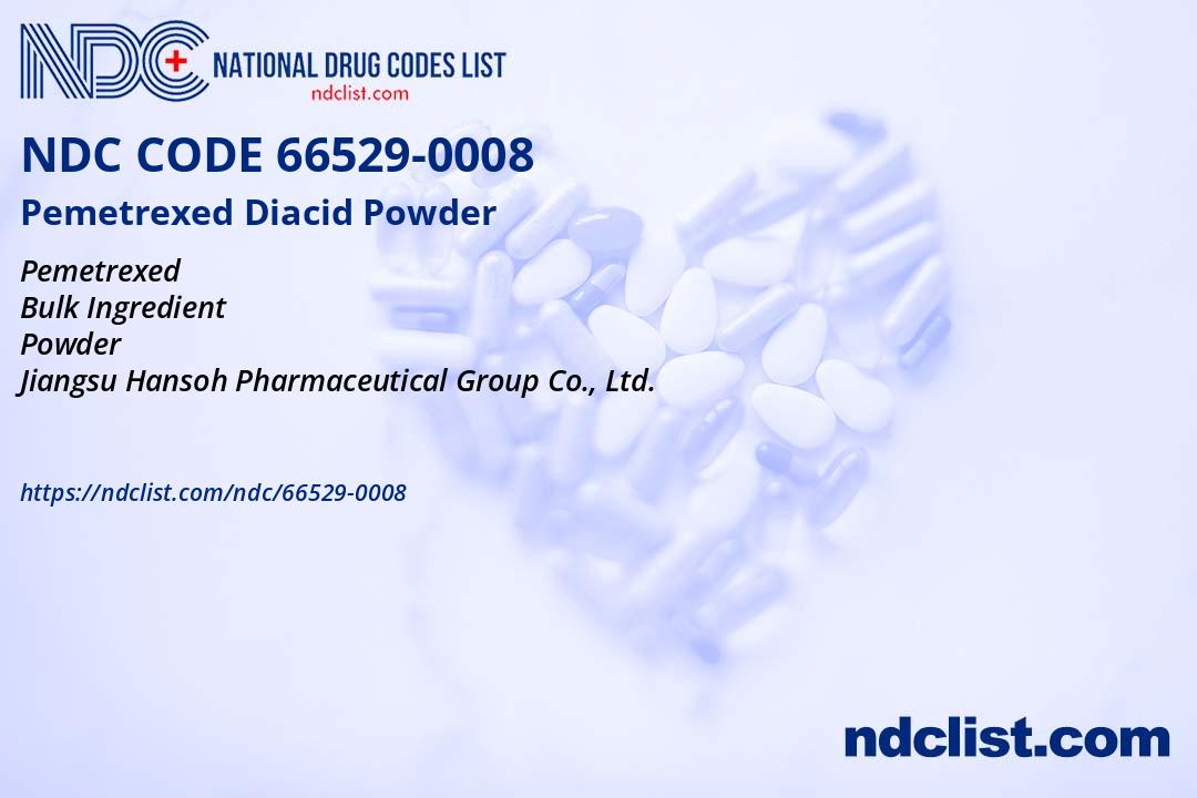 Pemetrexed Diacid Powder NDC 66529-0008