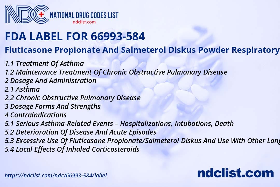 FDA Label for Fluticasone Propionate And Salmeterol Diskus Powder ...