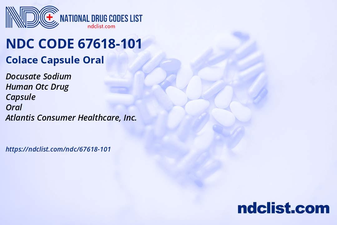 Colace Capsule- NDC67618-101