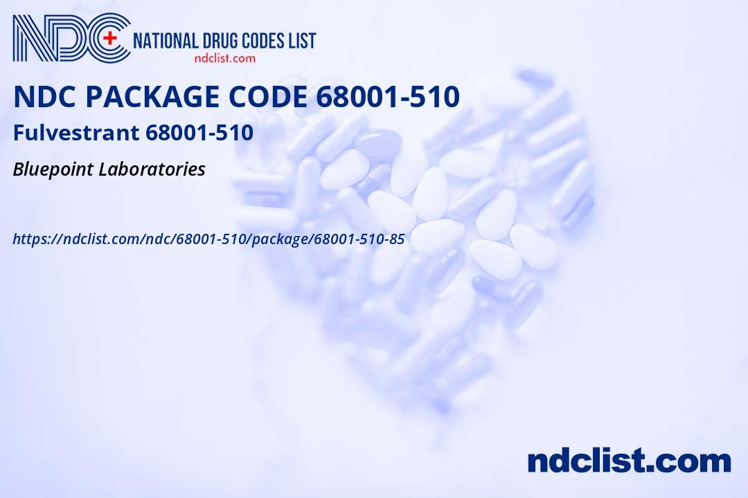 NDC Package 68001-510-85 Fulvestrant 68001-510