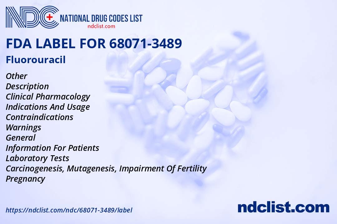 FDA Label for Fluorouracil - Indications, Usage & Precautions